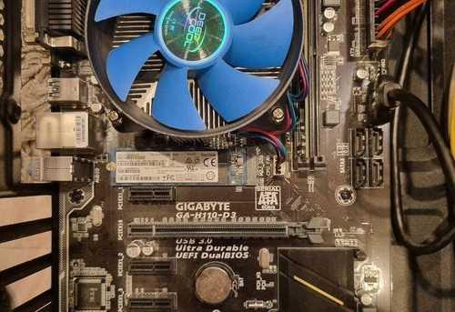 Комплект gigabyte ga h110 d3 + intel i3 6100