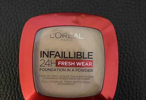 Пудра loreal infaillible тон 130