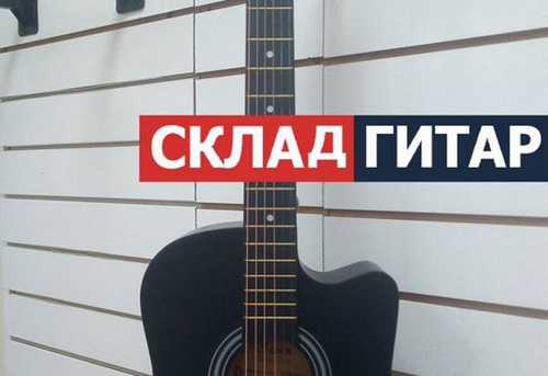 Акустическая гитара, черная Foix FFG-2038C-BK