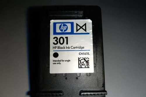 Оригинальный картридж HP 301, CH561E-чёрный