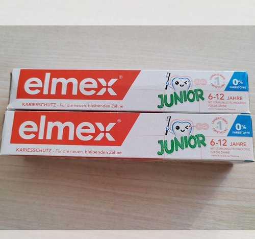 Зубная паста elmex junior