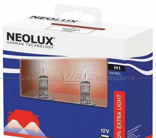 Лампа галогенная Neolux H1 12V-55W (+50 света) Ext