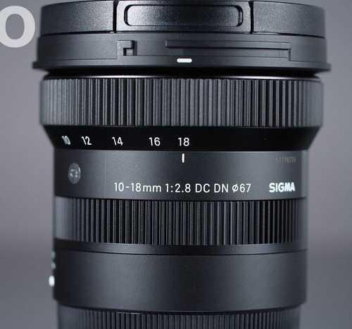 Sigma 10-18mm f/2.8 DC DN Sony E