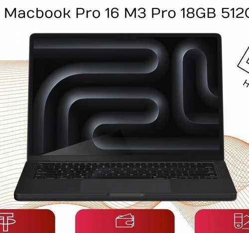 Macbook Pro 16 m3 Pro 18Gb 512Gb Русская раскладка