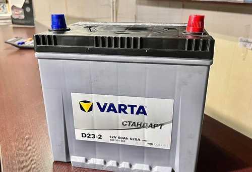 Аккумулятлр Varta 60 A/h (520о.п) Азия