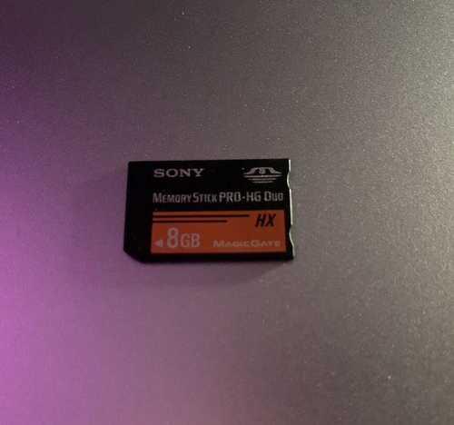 Sony memory stick pro duo 8gb