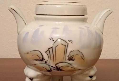 Чайница фарфор старый Китай