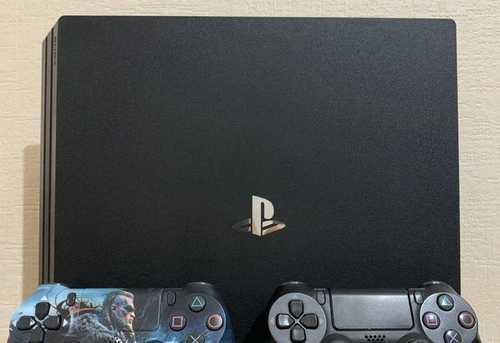 Sony PlayStation 4 PRO + 2 Джойстика с топ играми