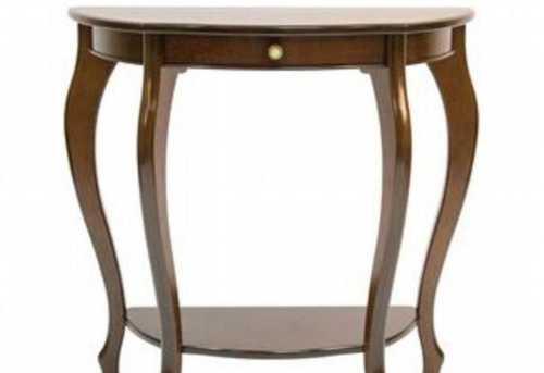 Консольный стол Элегант с ящиком деревянный орех