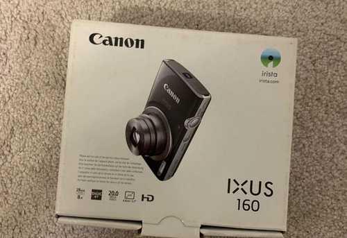 Компактный фотоаппарат Canon ixus 160 серый