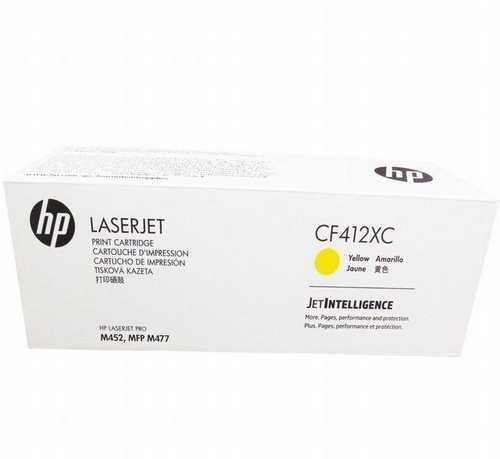 Картридж для плоттеров HP 410X CF412XC желт 211400