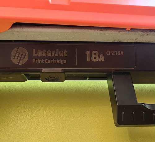 Картридж HP CF218A пустой