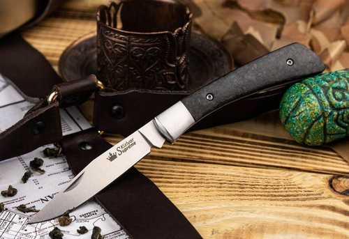 Складной нож Gent D2 Carbon StoneWash