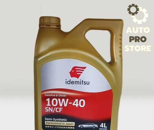 Idemitsu semi-synthetic 10W-40 SN/CF
