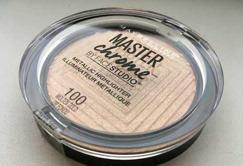 Хайлайтер Master chrome Maybelline 100 molten gold