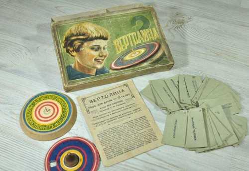 Довоенная настольная игра:"Вертолина" 1939 г