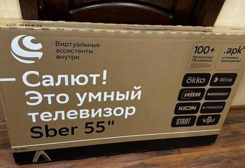 Телевизор Sber SDX-55UQ5230T, 55"(139 см)