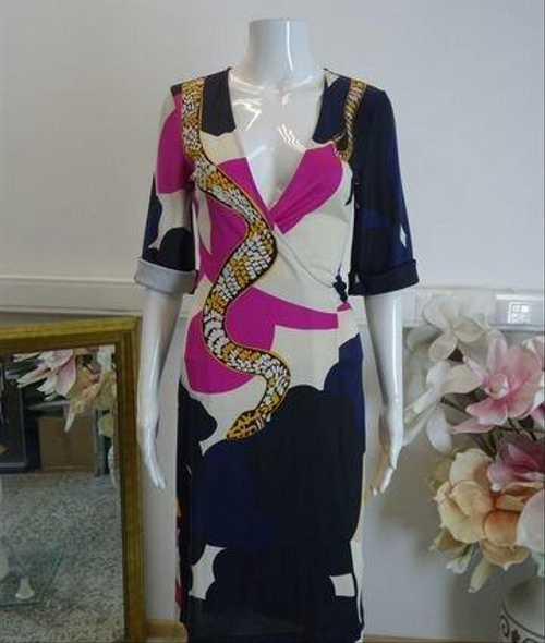 Diane von furstenberg шелковое платье оригинал
