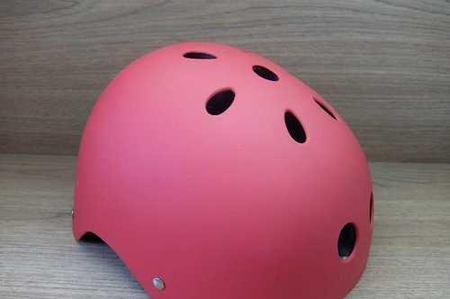 Шлем велосипедный BMX (самокат/ролики) Красный мат