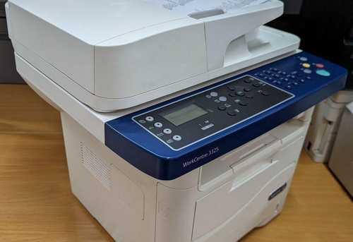 Мфу Xerox WorkCentre 3325 пробег 84912, картридж е