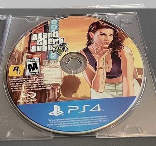 Gta 5 диск для ps4