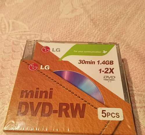 Mini DVD-RW диски LG новые