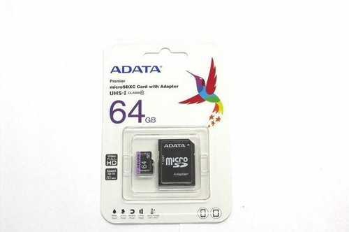 Карта памяти 64Gb (Secure Digital Card, micro) A-D