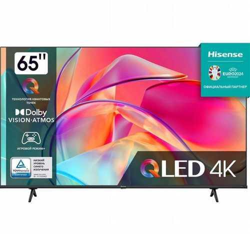 Новый телевизор 65" Qled Hisense 65E7KQ. Гарантия