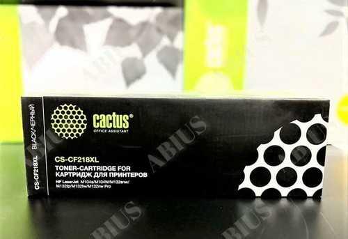 CF218X совместимый картридж cactus для HP M104