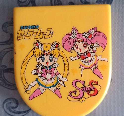 Винтажный футляр Sailor Moon   гребешок 1990