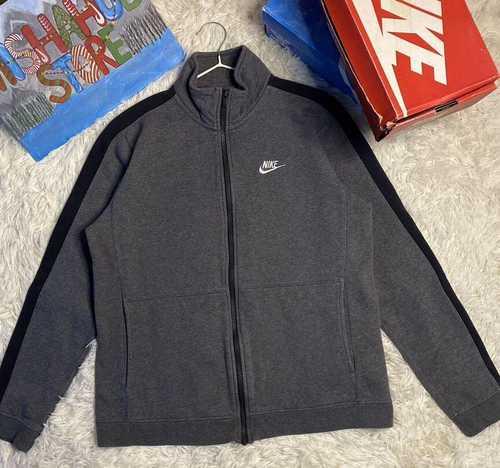 Зип худи nike серая M