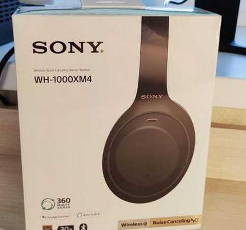 Наушники Sony WH-1000XM4 (новые, чёрные)