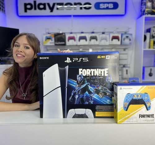 PlayStation 5 Slim Digital издание Fortnite