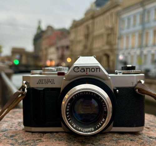 Canon av-1 meyer primoplan 1.9/58