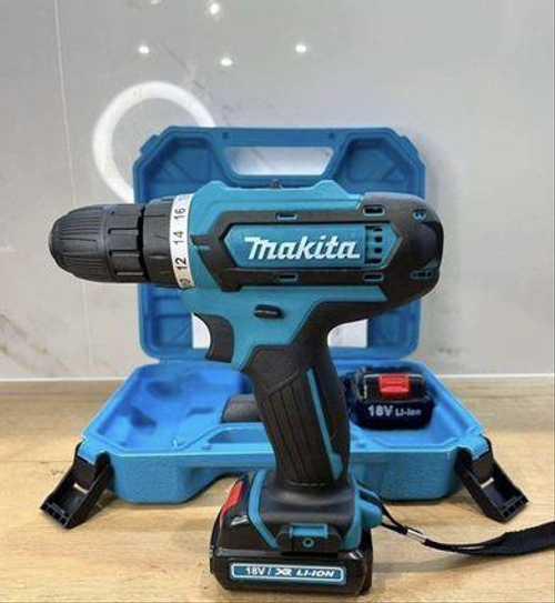 Аккумуляторный Шуруповерт Makita 18v в кейсе