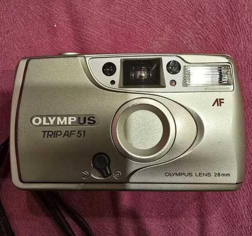 Пленочный фотоаппарат olympus trip af51