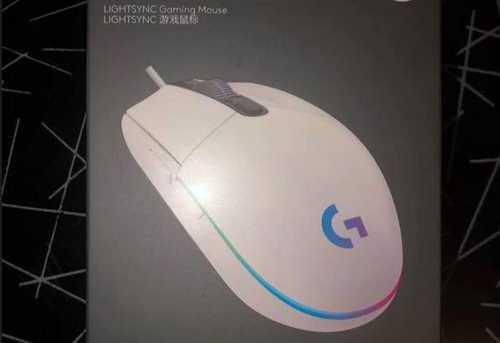 Игровая мышь Logitech G102 Lightsync White