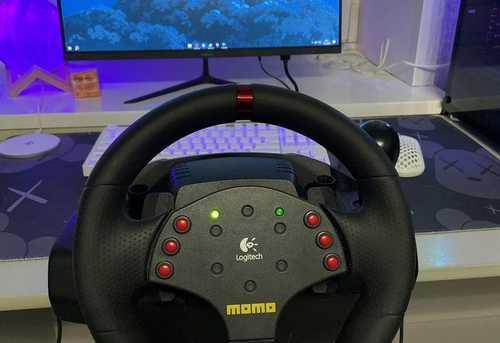 Руль logitech momo racing 900 градусов