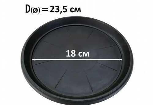 Поддон (D-6) для горшков круглый диаметр 23,5 см