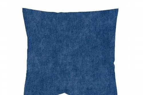 Декоративная подушка Синий Микровельвет в наличии