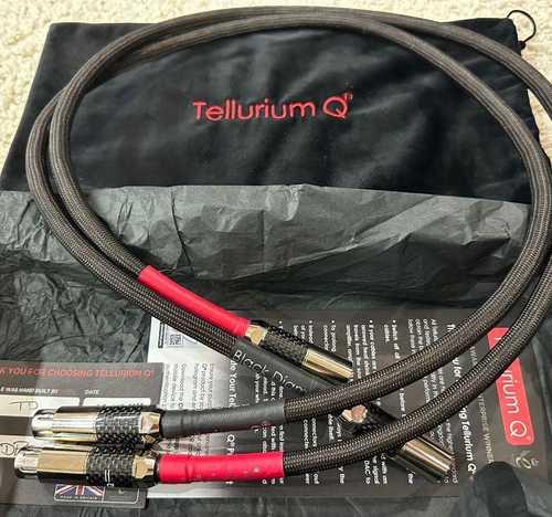 Кабель Балансный Tellurium XLR Black Diamond 1 m