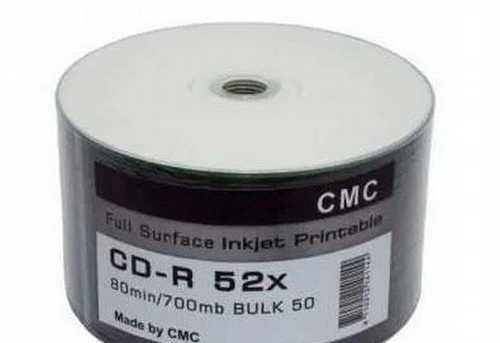 Диски CD-R Printable CMC 700 Mb 52x под печать