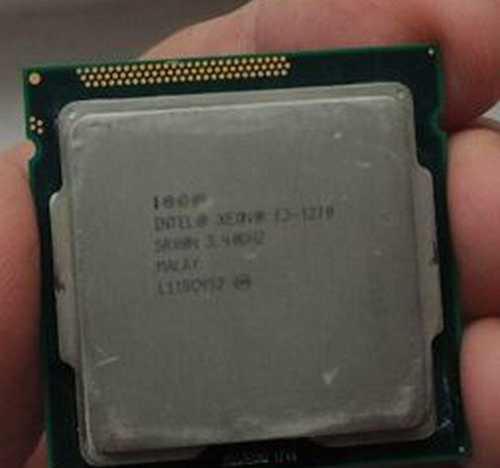 Процессор intel xeon e3-1270