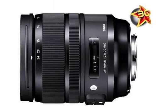 Объектив Sigma AF 24-70mm f/2.8 DG OS HSM Art Cano