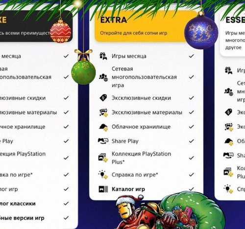 Подписка ps plus Delux Украина на любой срок (Арт.45807)