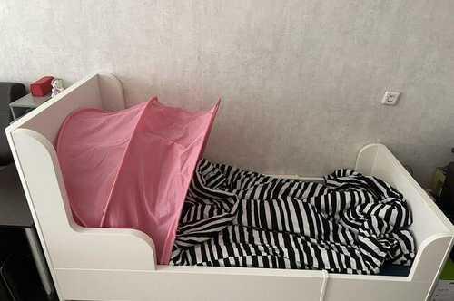 Детская кровать растущая IKEA busunge
