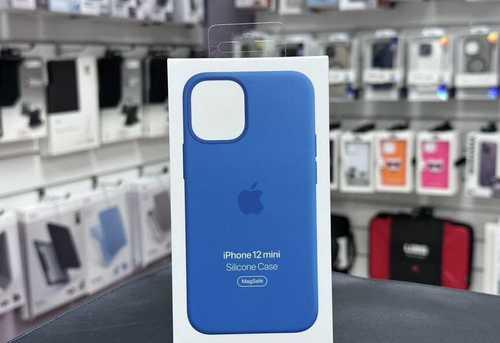 Чехол для iPhone 12 mini Silicone Case Capri Blue