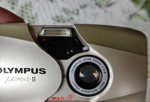 Плёночный фотоаппарат Olimpus mju ii