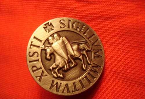 Масон Mason Тамплиеры Мальтийский Орден Серебро