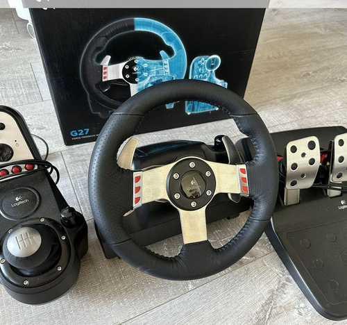 Игровой руль logitech g27 с кпп